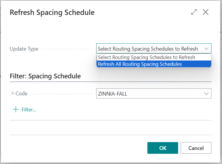 SilverLeaf Spacing Schedules