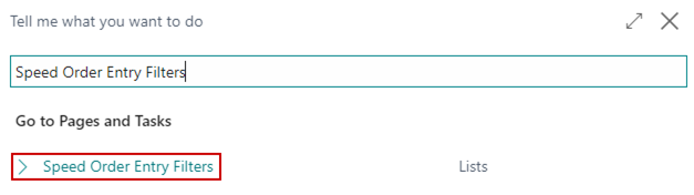 SilverLeaf Speed Order Entry