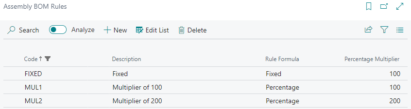 SilverLeaf Assembly BOM Rules